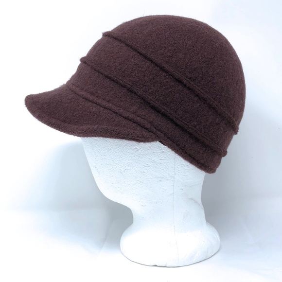 Kathy Jeanne | Accessories | Kathy Jeanne Wool Hat Brown Baseball Cap ...